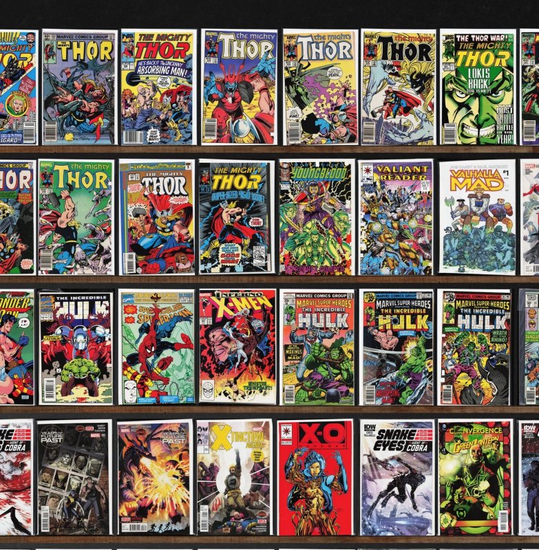 Huge Lot 150+ Comics with Conan The Barbarian, The Mighty Thor & More ...