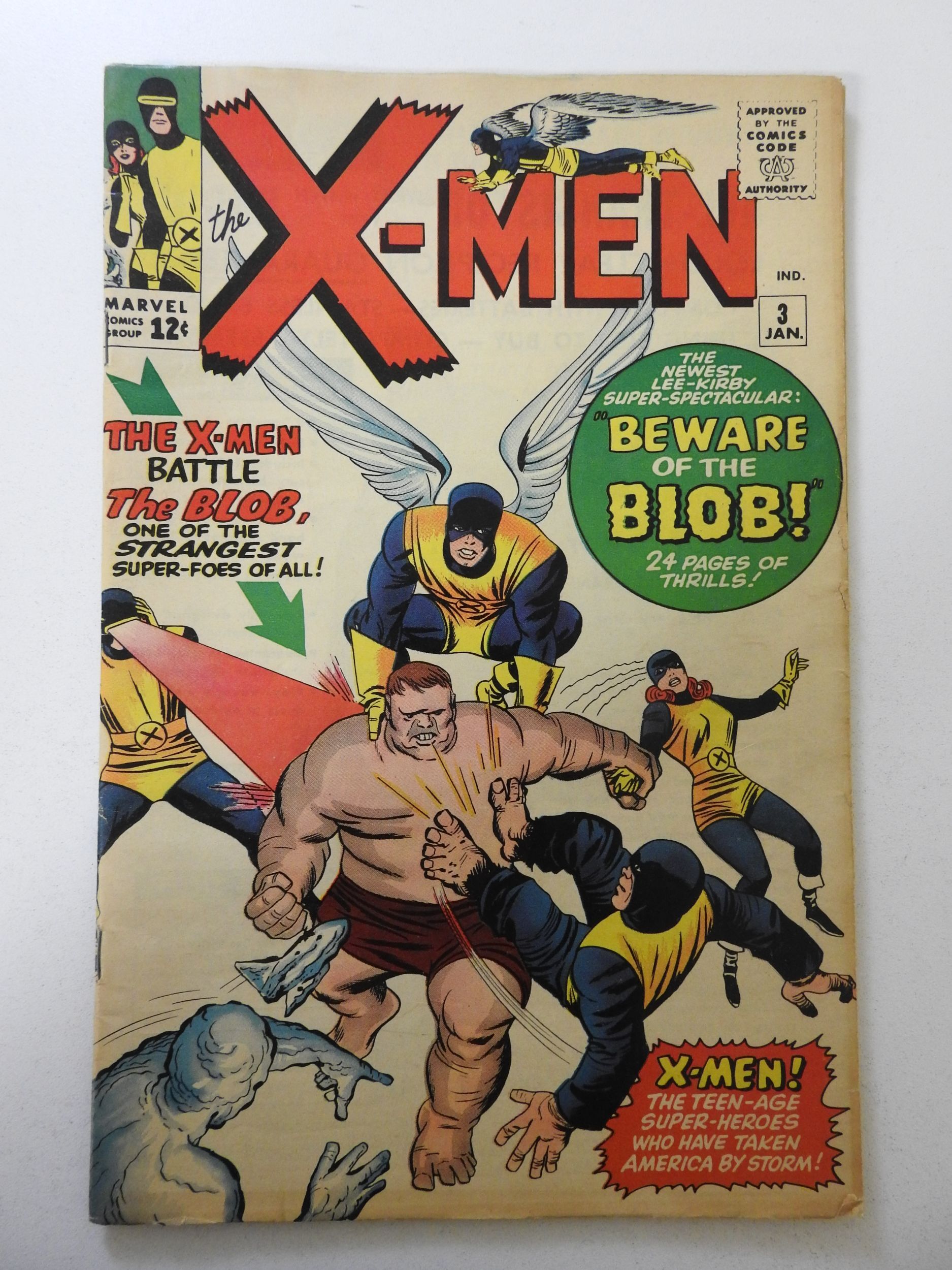 The X-Men #3 (1964) FN- Condition! First appearance of the Blob ...