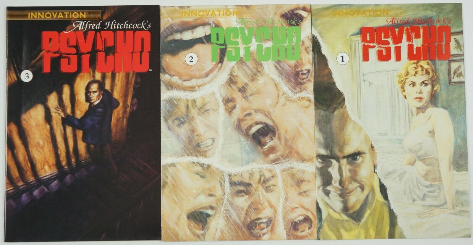 Alfred Hitchcock's Psycho #1-3 FN complete series adapts the movie ...