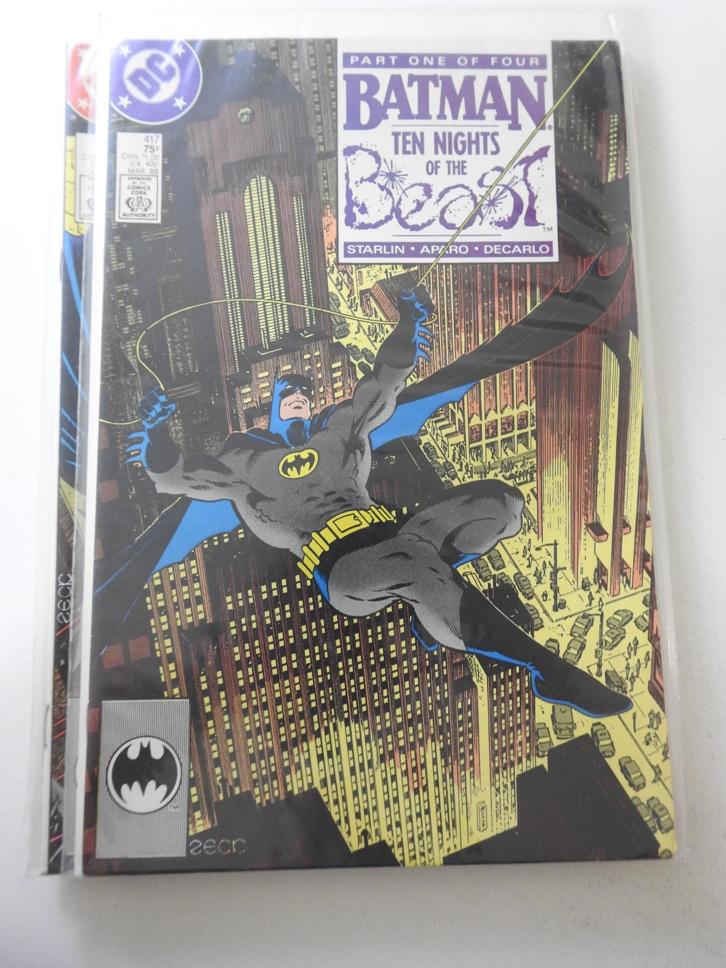 Batman #417 Direct Edition (1988) | Comic Books - Copper Age, DC Comics ...