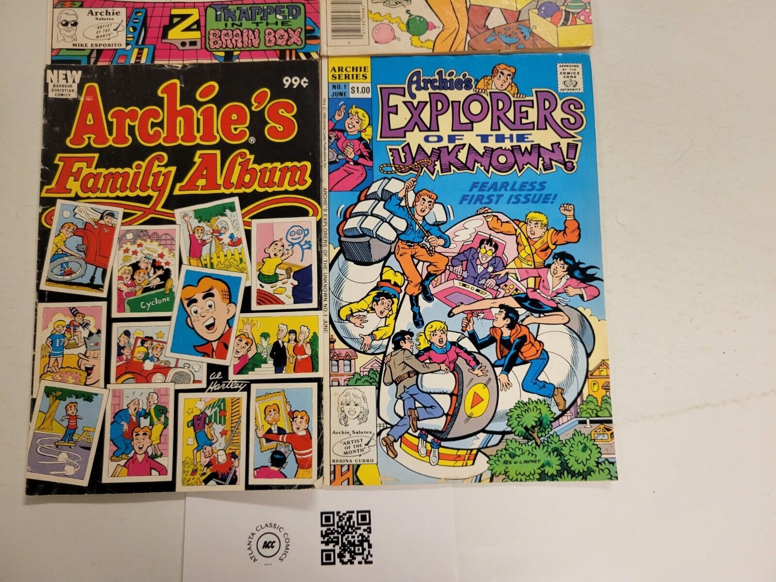 4 Archie Comics #1 Family Album #488 Christmas #1 3 Explores of Unknown ...