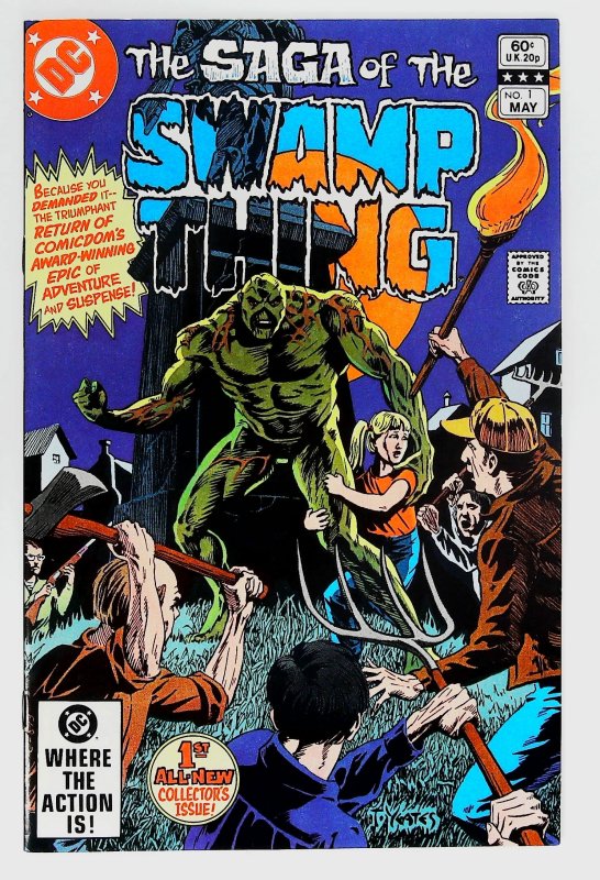 Swamp Thing (1982 series) #1, VF+ (Actual scan) | Comic Books - Copper ...