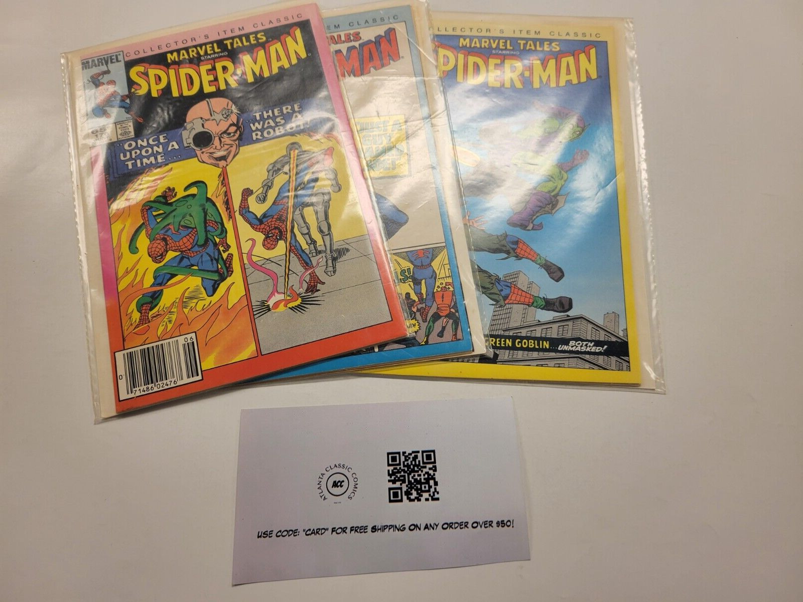 3 Marvel Comics Marvel Tales Staring Spider-Man #176 177 178 80 SM2 ...
