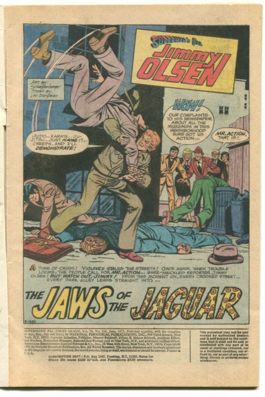 Superman’s Pal Jimmy Olsen 158 FN 6.0 DC 1974 Bronze Age Schaffenberger ...