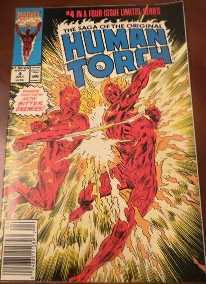 Saga of the Original Human Torch #4 (1990) Human Torch | Comic Books ...