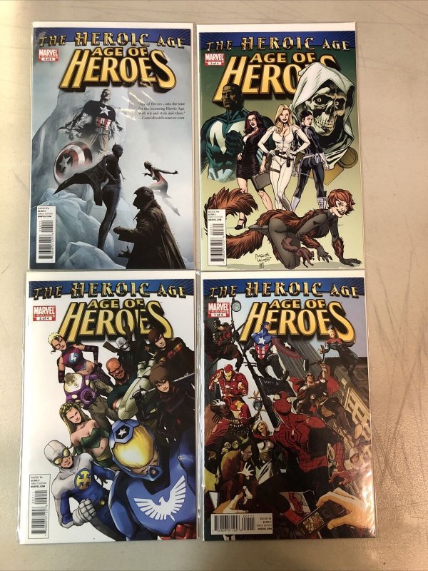 Age Of Heroes (2010) 1 2 3 4 (NM) Complete Set Spider-Man Squirrel Girl ...