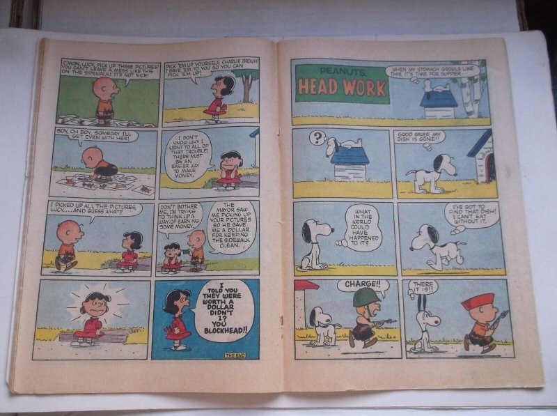 Dell: Peanuts #6, (Charlie Brown, Snoopy & the Gang), Rare/Htf, 1960 ...