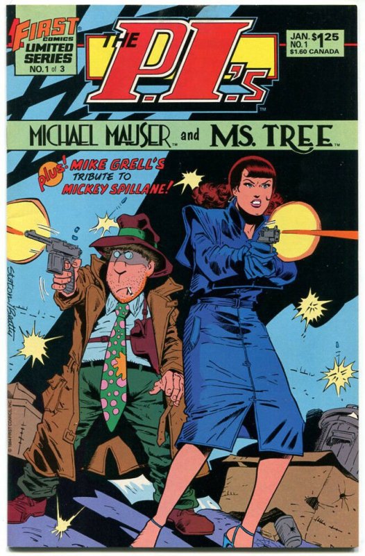 The P.I.’s Michael Mauser Ms Tree 1 2 3 NM 9.4 1981 Complete Set Max ...