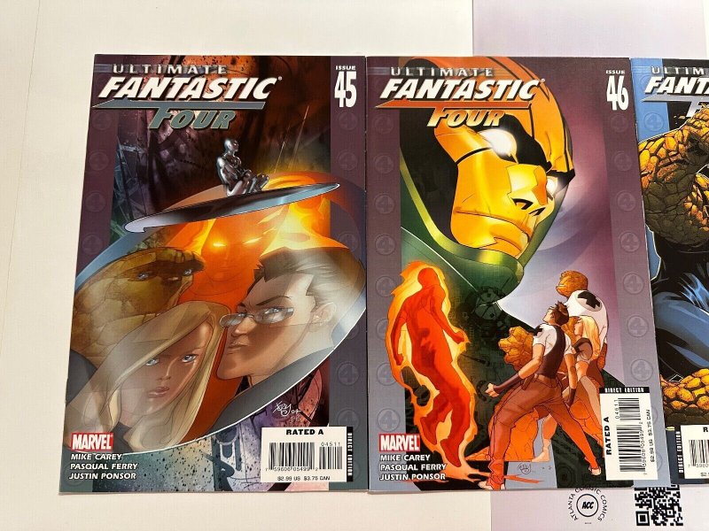 4 Ultimate Fantastic Four Marvel Comics # 45 46 47 48 Avengers Hulk ...