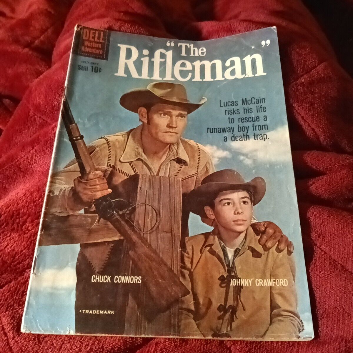 1960 Dell Comics The Rifleman #4 Chuck Conners Lucas McCain Western TV ...
