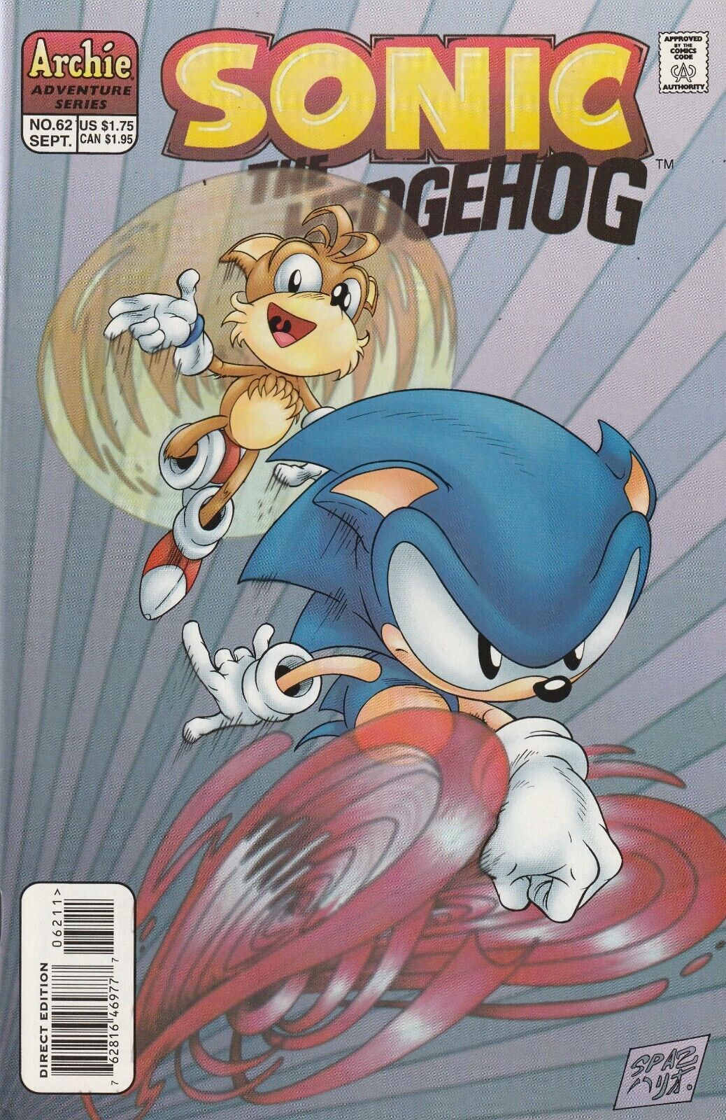 Sonic The Hedgehog # 62 Cover A NM- Archie Adventure 1998 [B3] | Comic ...