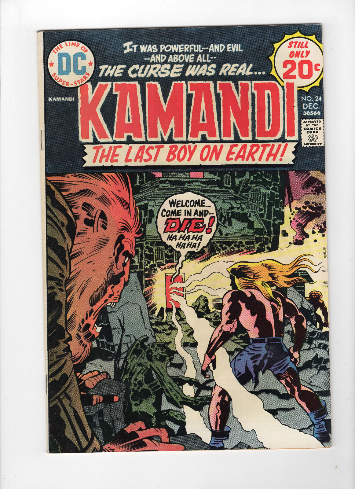 Kamandi, The Last Boy on Earth #24 (Dec 1974, DC) - Fine | Comic Books ...