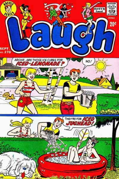 Laugh Comics #270 VG ; Archie | low grade comic September 1973 Ice Bath ...