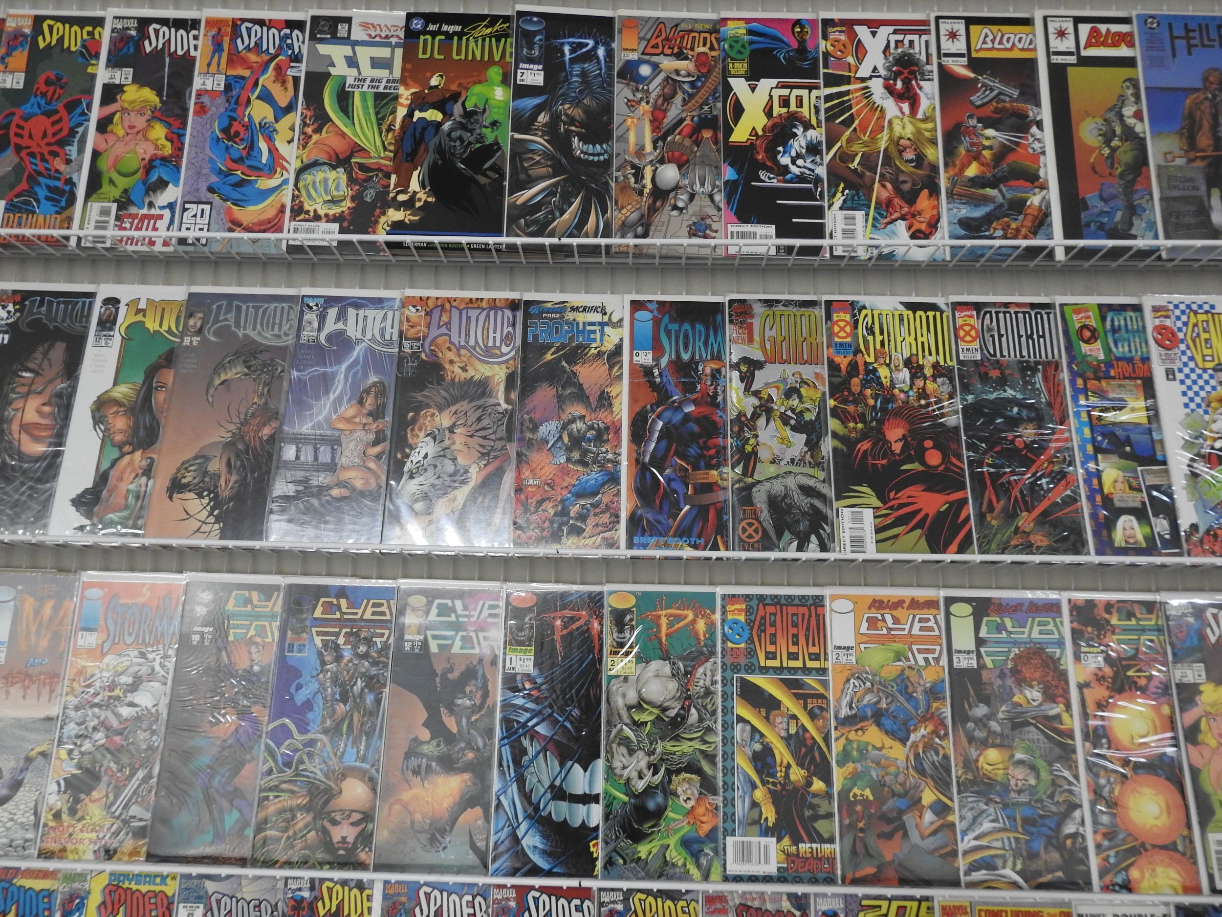 Huge Lot 140+ Comics W/ X-Men, Pitt, Maxx, Spider-man 2099+ Avg VF ...