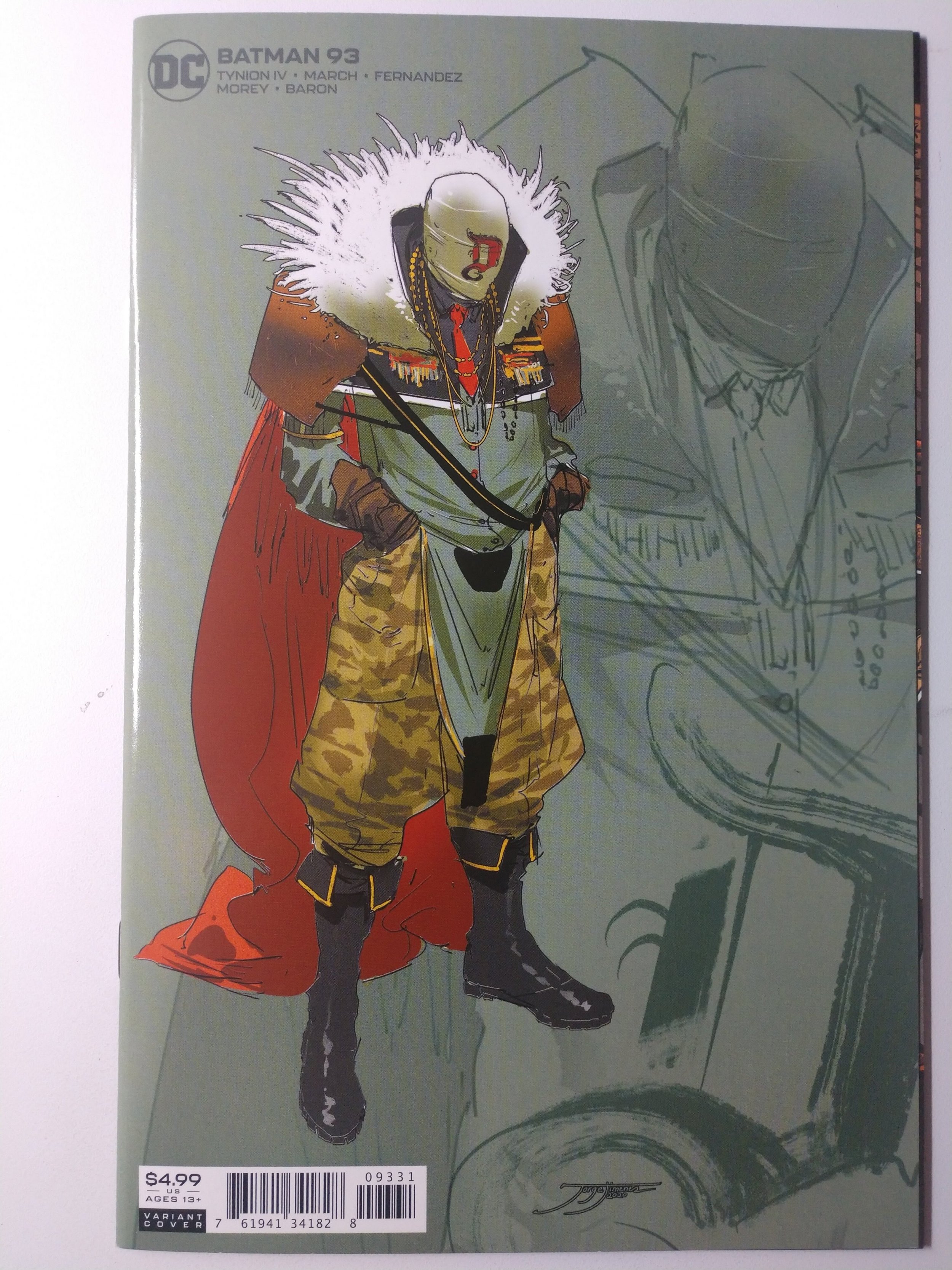 Batman #93, Jimenez Cover (9.4, 2020) 1st battle of Harley Quinn vs ...