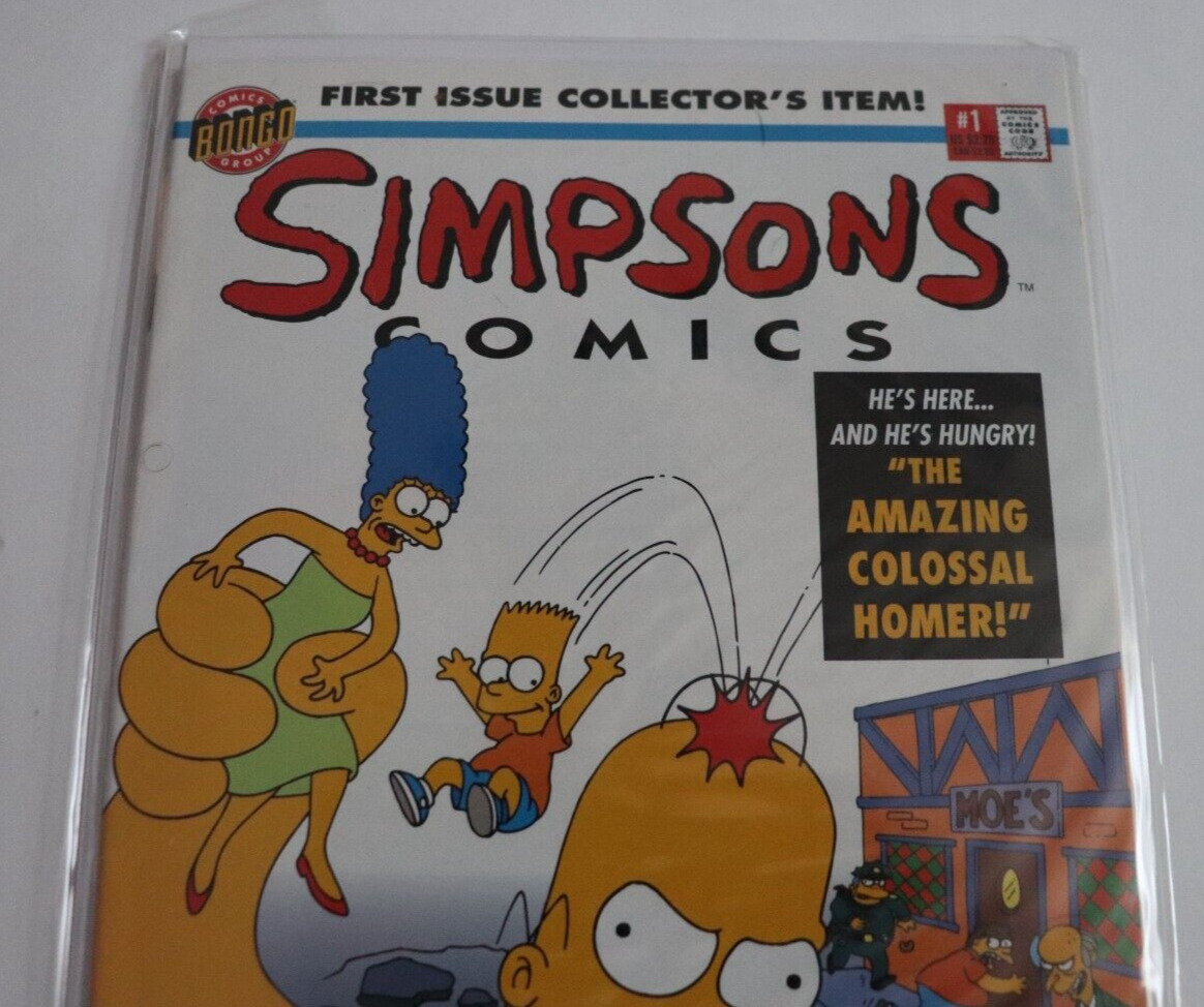 Simpsons Comics #1 Bongo Comics 1993 1st Issue No Poster Comic Book ...