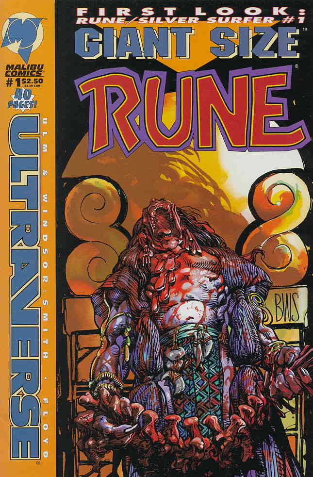 Rune Giant-Size #1 FN ; Malibu | Barry Windsor-Smith Ultraverse | Comic ...