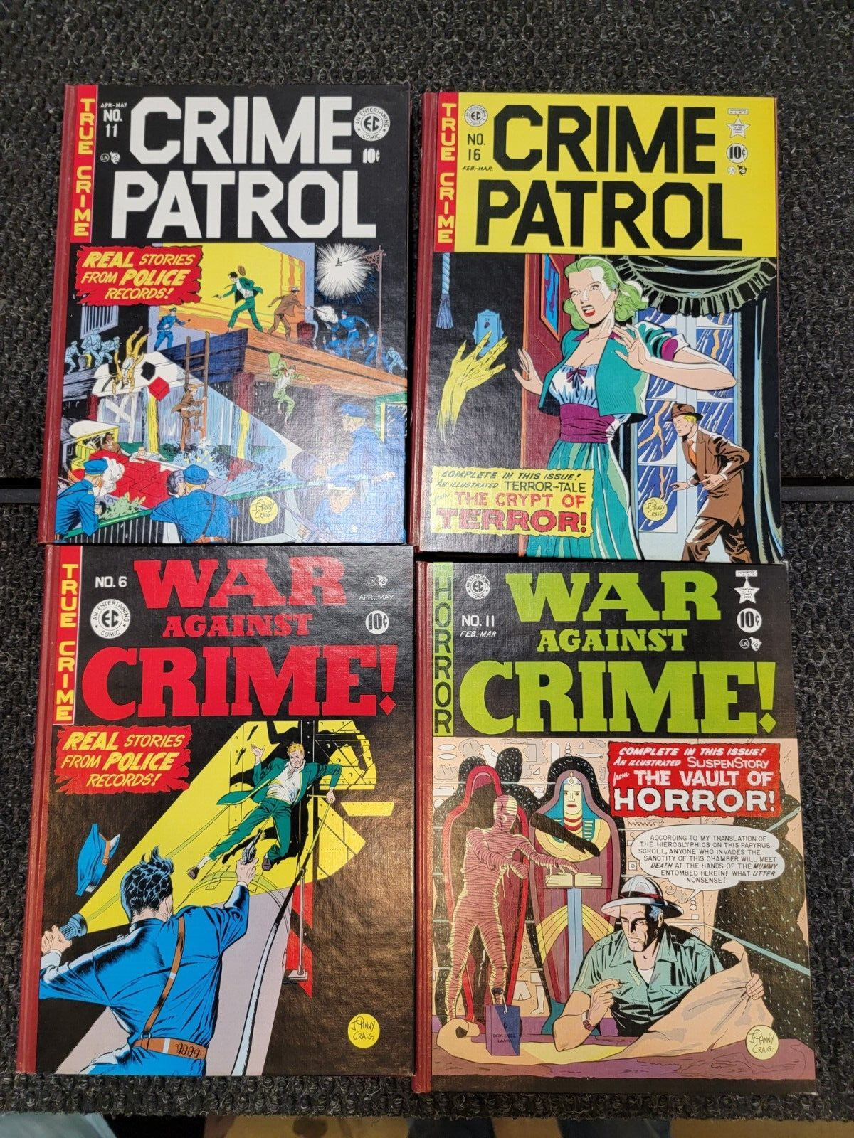 EC Comics Box Set / CRIME PATROL/WAR AGAINST CRIME / Russ Cochran / 4 ...