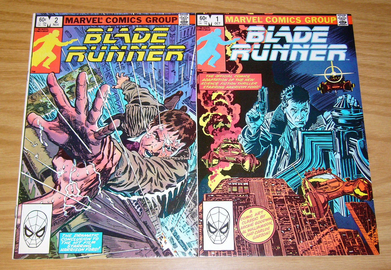 Blade Runner #1-2 VF/NM complete series HARRISON FORD MOVIE marvel ...