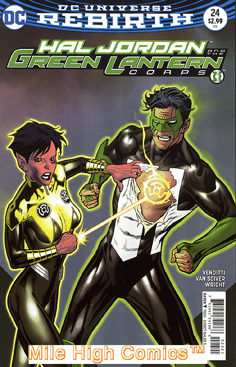 HAL Jordan & the Green Lantern Corps (DC Rebirth) (201 #24 Variant Fine ...