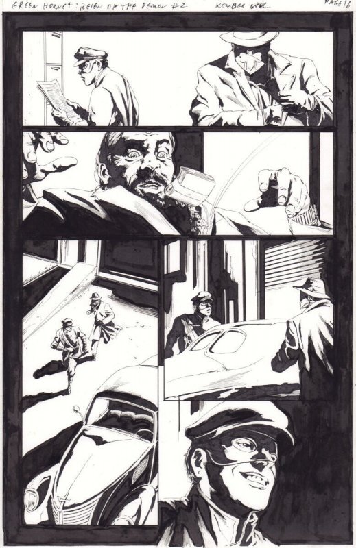 Kato Green Hornet Drawing