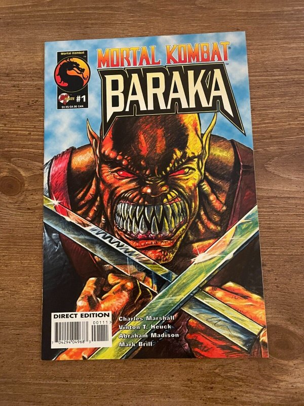 Baraka # 1 NM 1st Print Malibu Comic Book Mortal Kombat Scorpion Sub ...