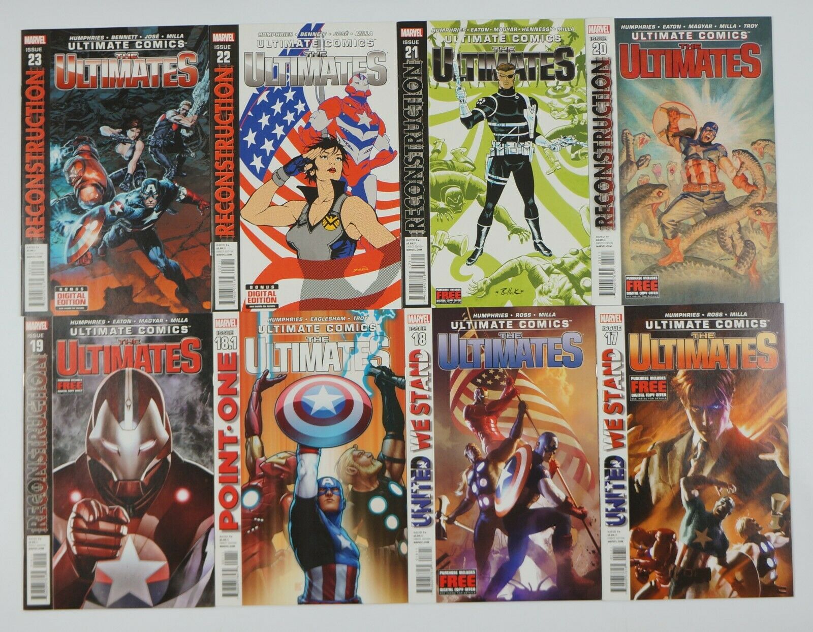 the Ultimates vol. 2 #1-30 VF/NM complete series + 18.1 hickman ...