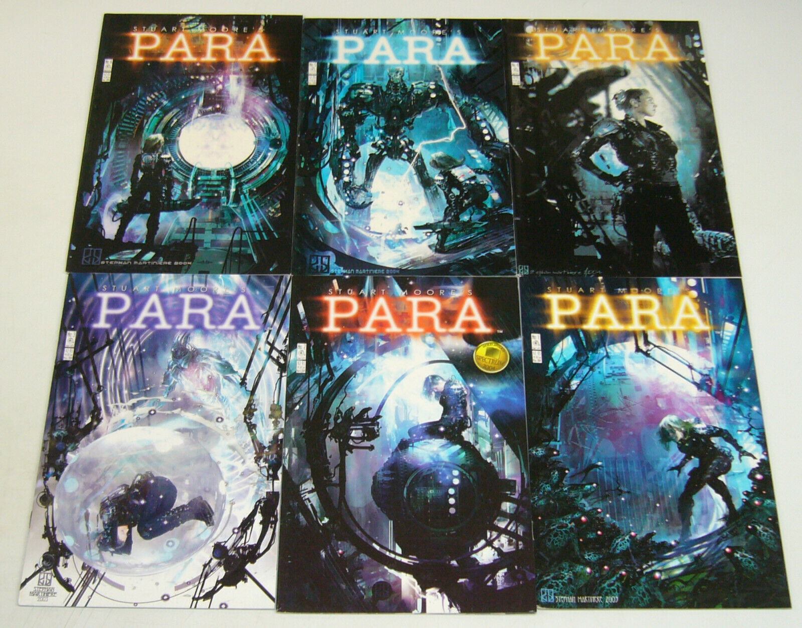 Stuart Moore's Para #1-6 complete series - penny-farthing comics set ...
