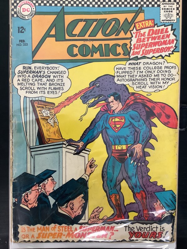 Action Comics #333 (1966) | Comic Books - Silver Age, DC Comics ...