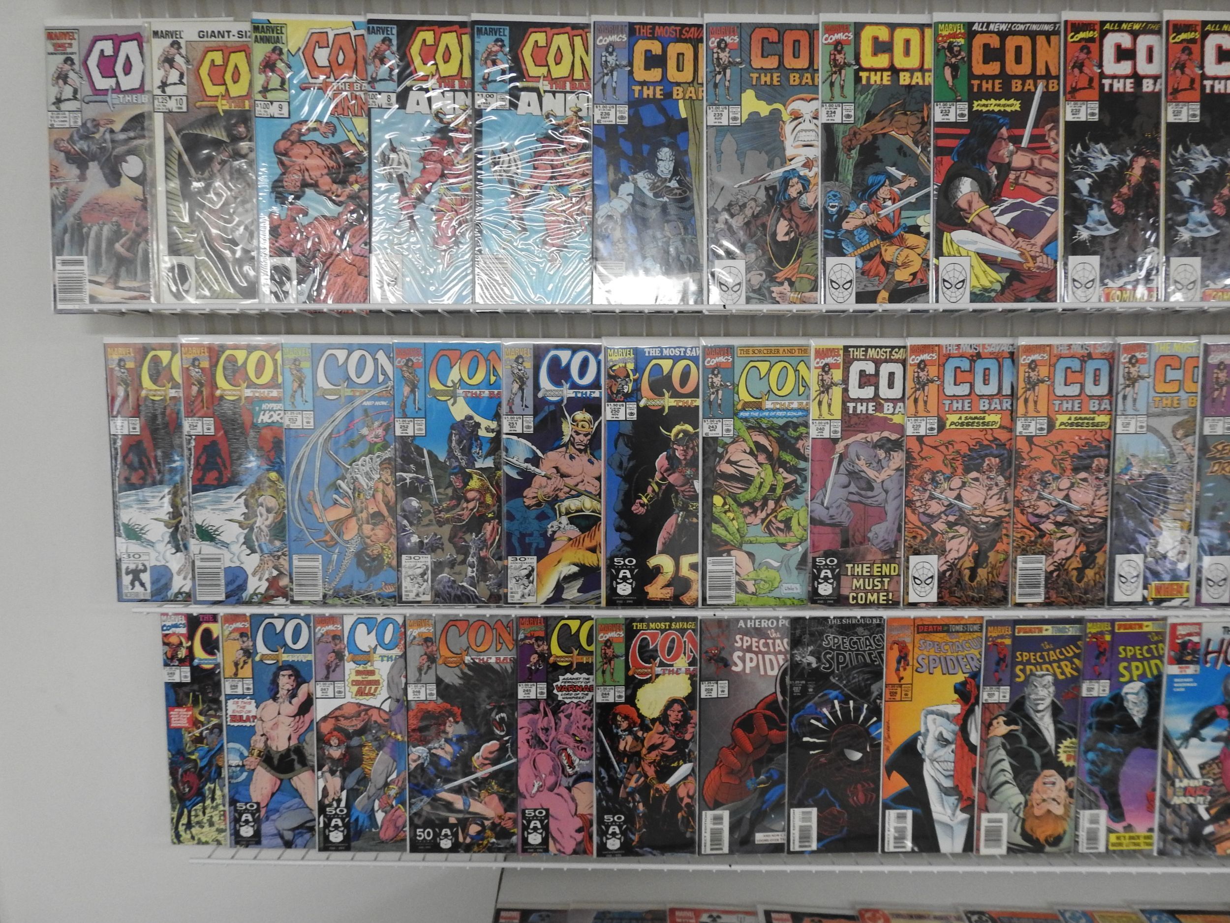 Huge Lot of 140+ Comics W/ Conan, Marvel Triple Action, +More! Avg. FN ...