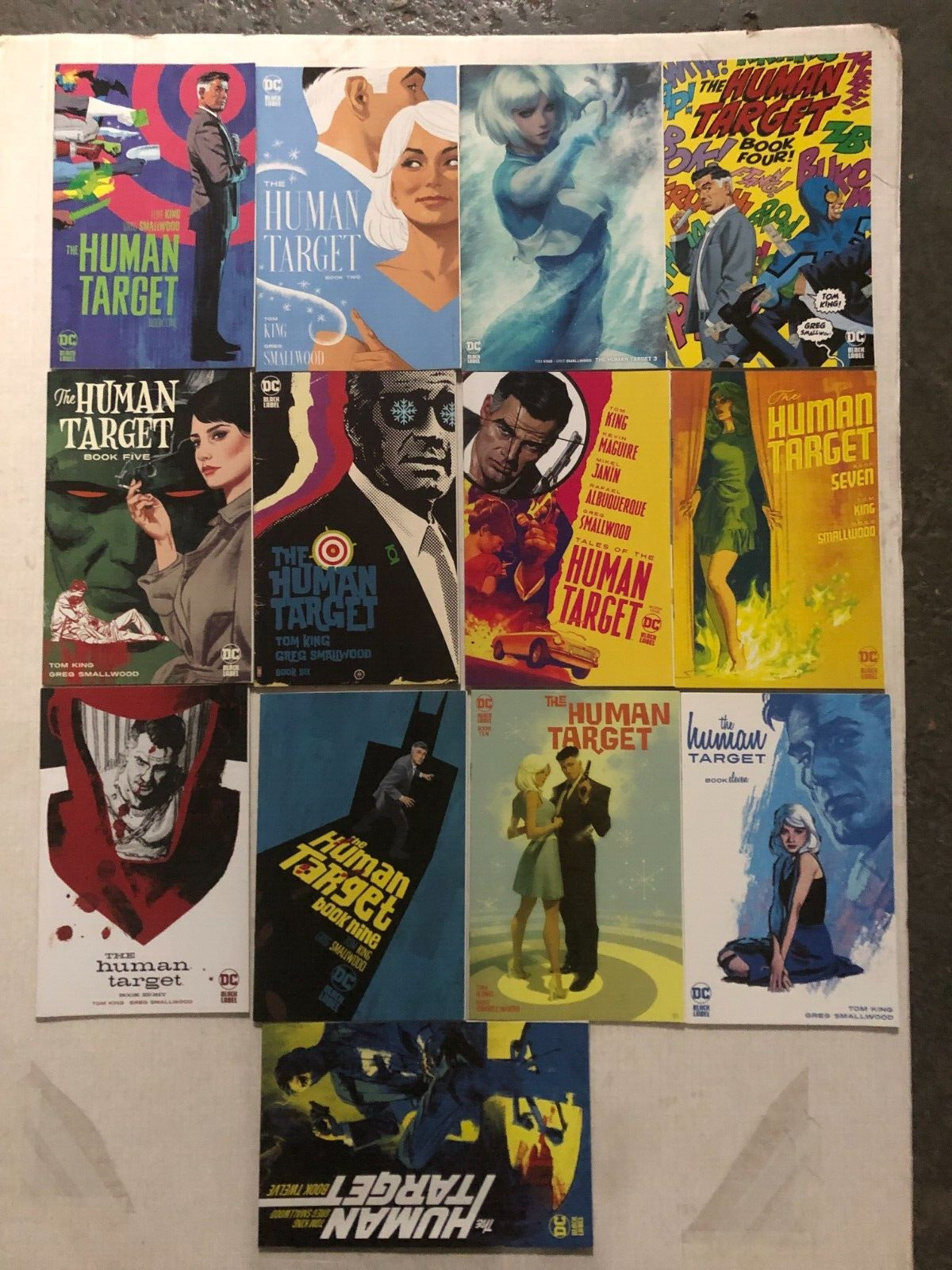 HUMAN TARGET 1-12 (2022-2023) complete DC Black Label Tom King/ Greg ...
