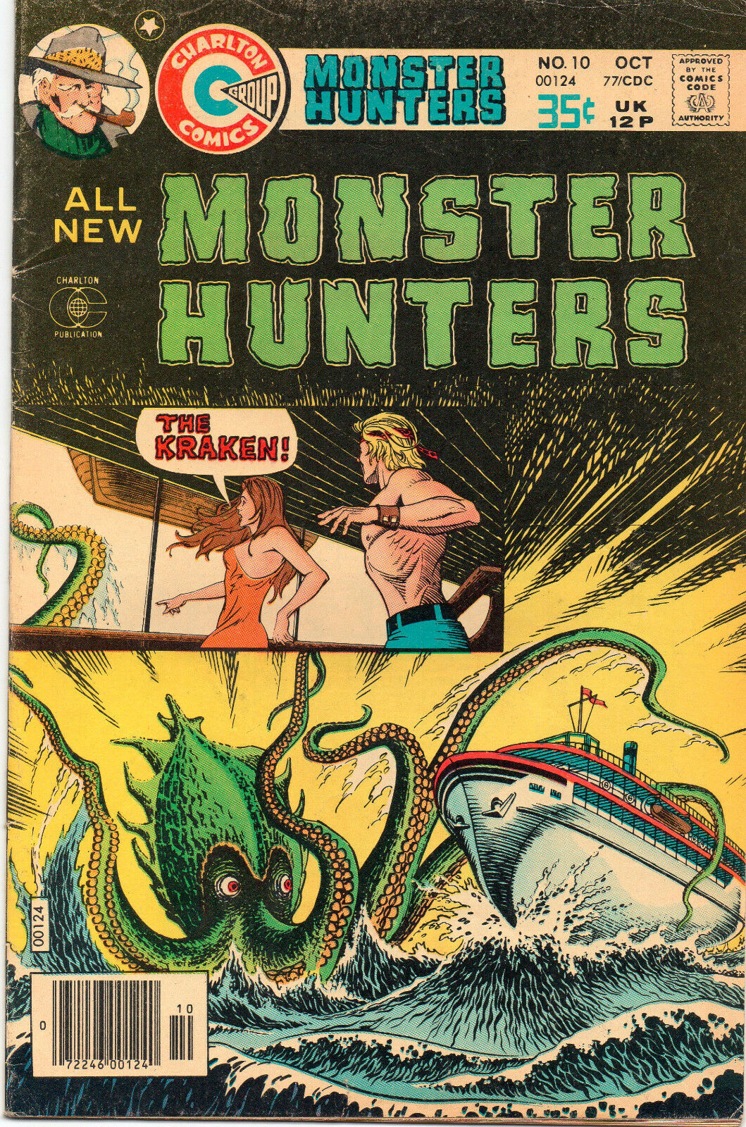 Monster Hunters #10 - The Kraken! - 1977 (Grade 6.0) | Comic Books ...