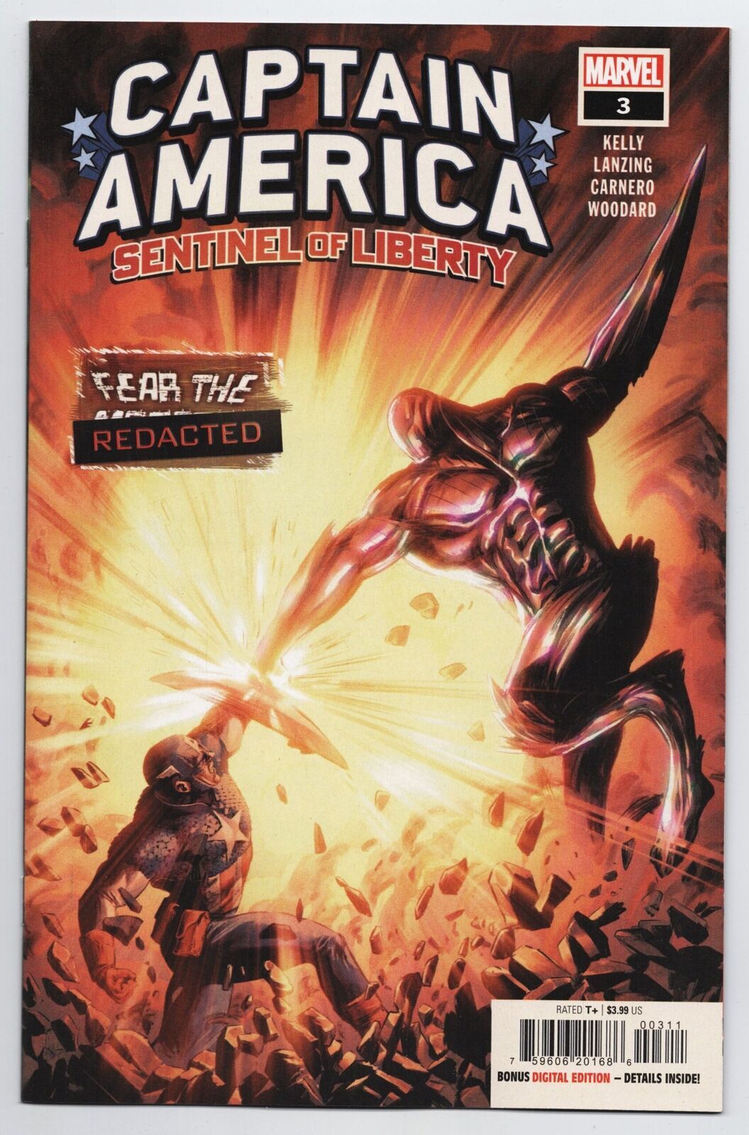 Captain America Sentinel Of Liberty #3 Main Cvr Carnero (Marvel, 2022 ...