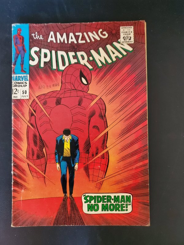 The Amazing Spider-Man #50 (1967) Key Issue: First appearance of The ...