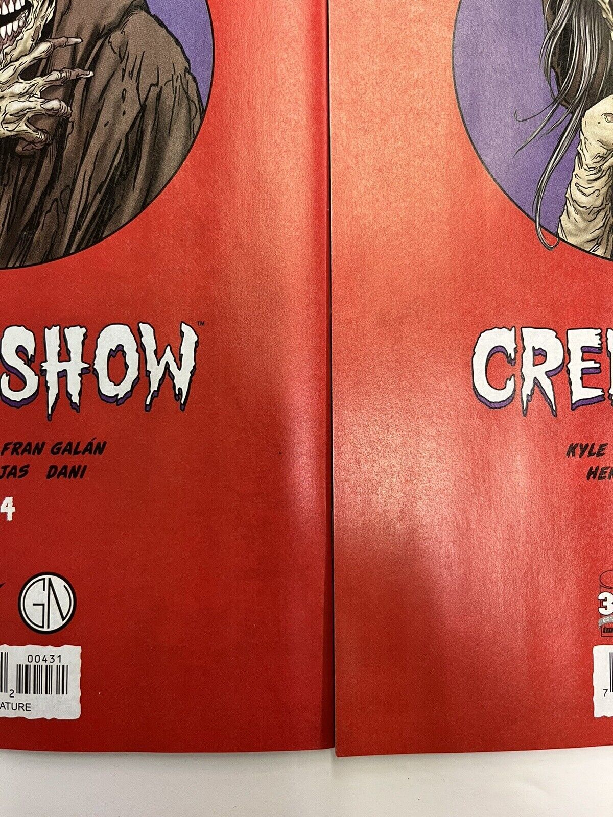 Creepshow #4 C 1:10 Kelly + CVR a NM SET of 2 Image Comics In-Hand ...