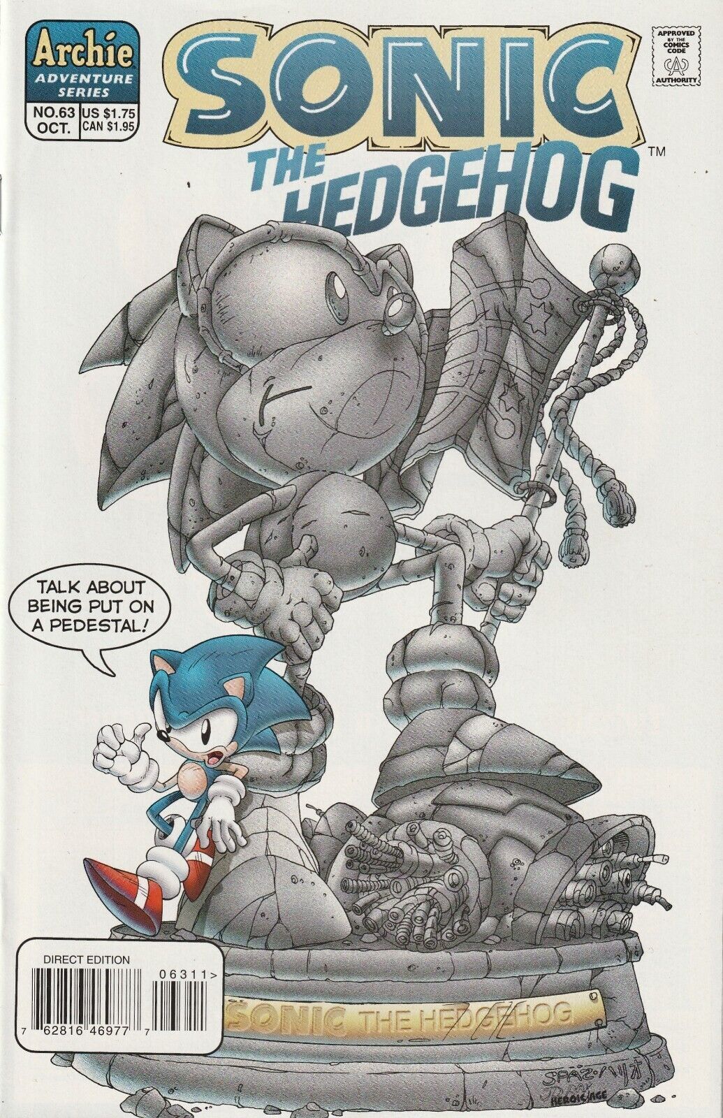 Sonic The Hedgehog # 63 Cover A NM Archie Adventure 1998 [BB] | Comic ...