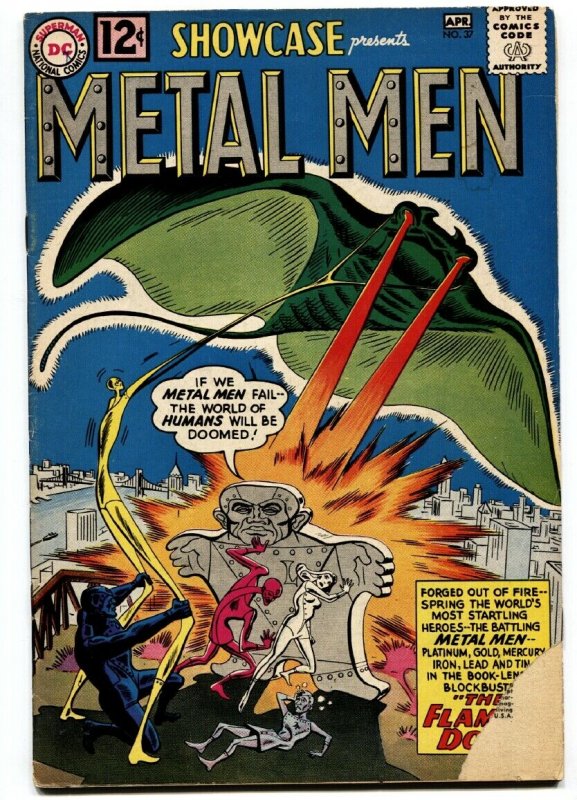 Showcase #37 1962 DC First appearance of Metal Men Silver Age Comic ...