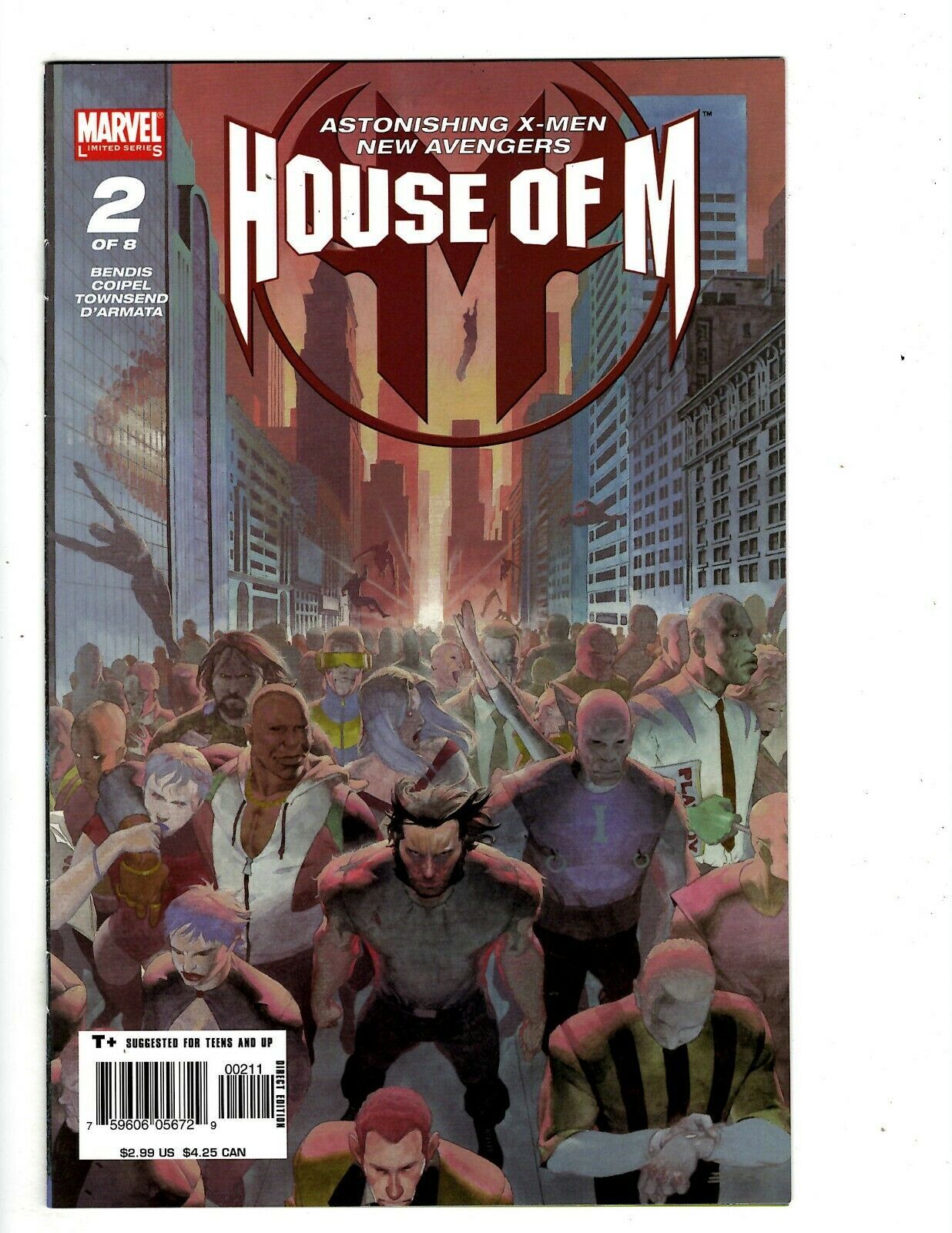 House Of M Complete Marvel Comics LTD Series # 1 2 3 4 5 6 7 8 ...