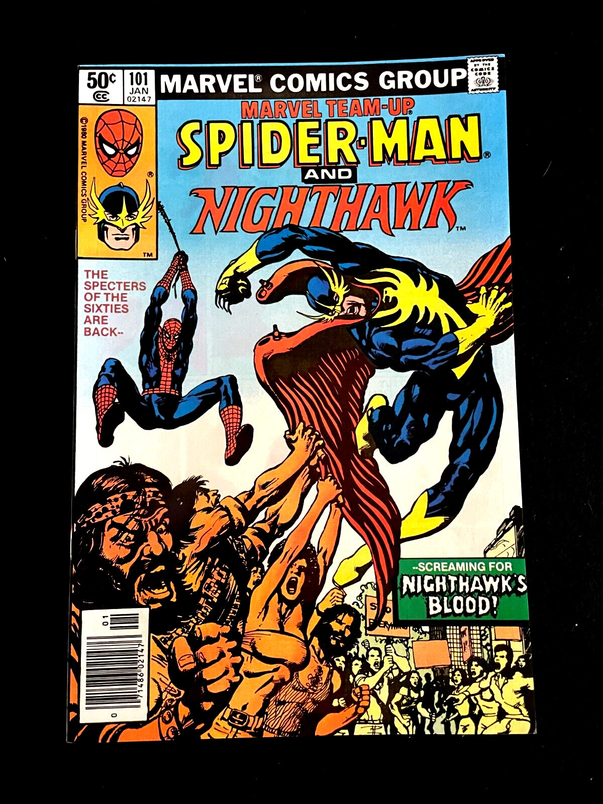 Marvel Team-Up #101 1981 - Spider-Man and Nighthawk - VERY HIGH GRADE ...