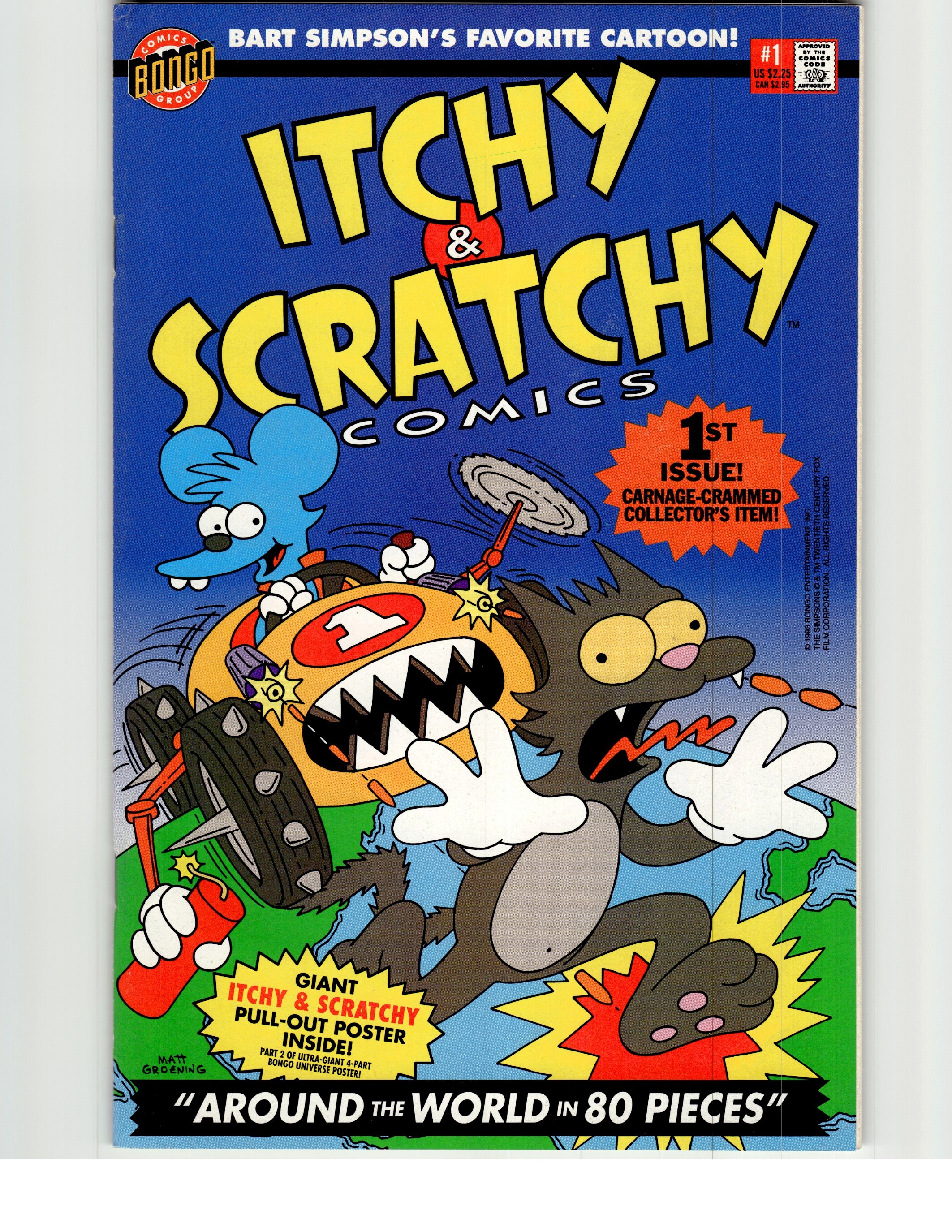 Itchy & Scratchy Comics #1 (1993) Itchy & Scratchy | Comic Books ...