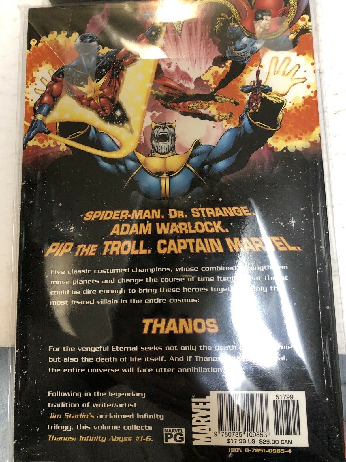 Thanos: Infinity Abyss Vol.2 (2003) Marvel TPB SC Jim Starlin | Comic ...