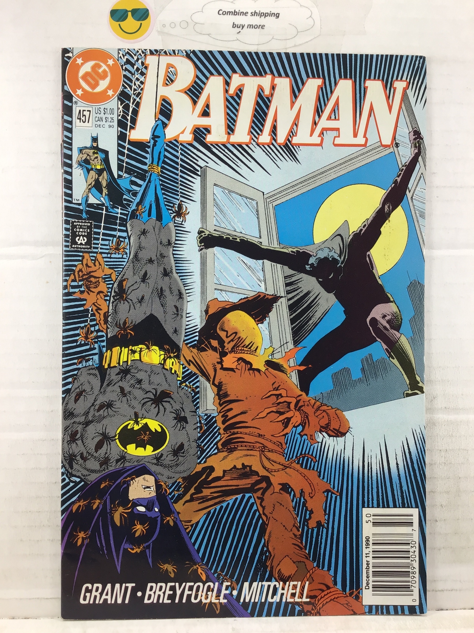 Batman #457 (1990) newstand key Butte of Tim Drake’s new robin costume ...