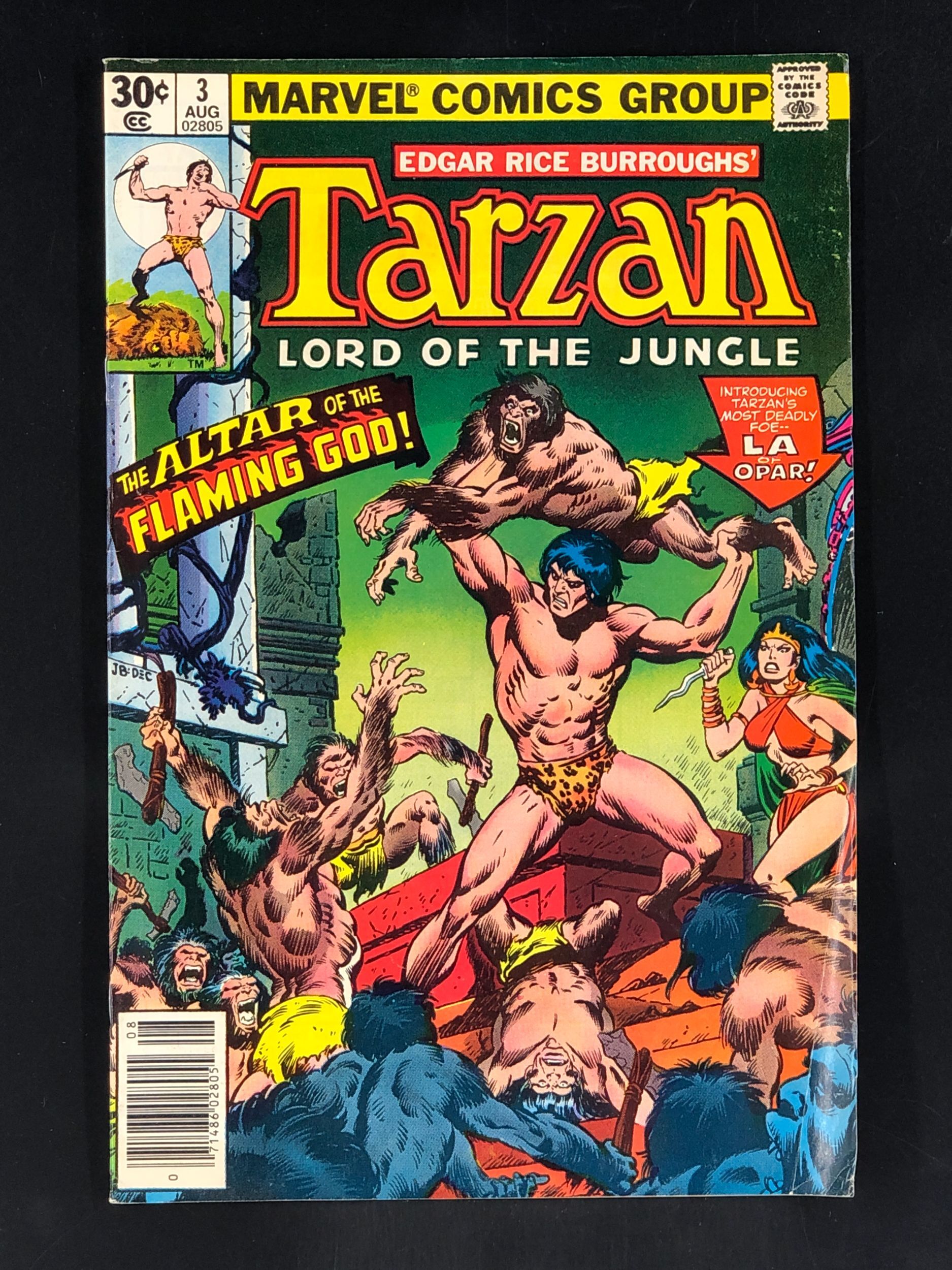 Tarzan #3 (1977) | Comic Books - Bronze Age, Marvel, Tarzan, Jungle ...