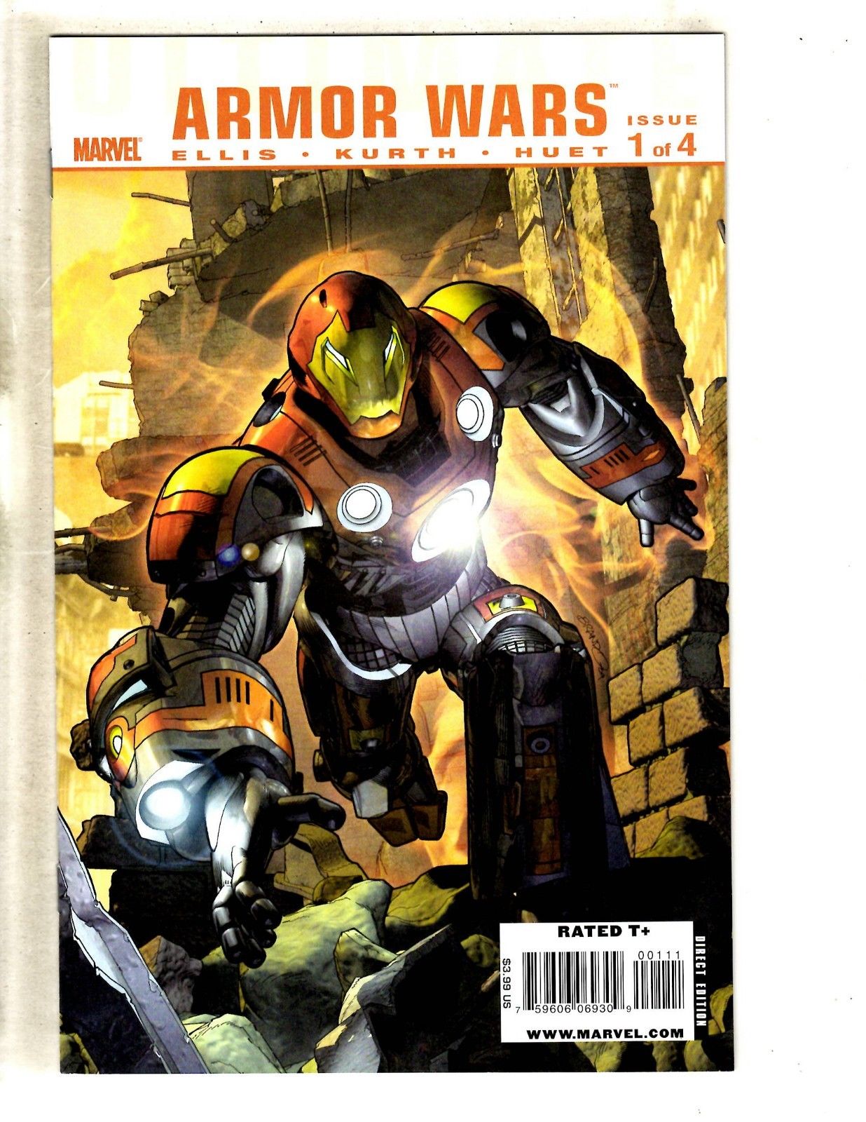 9 Comics Ultimate Armor Wars # 1 2 3 4 + Ultimate Extinction # 1 2 3 4 ...