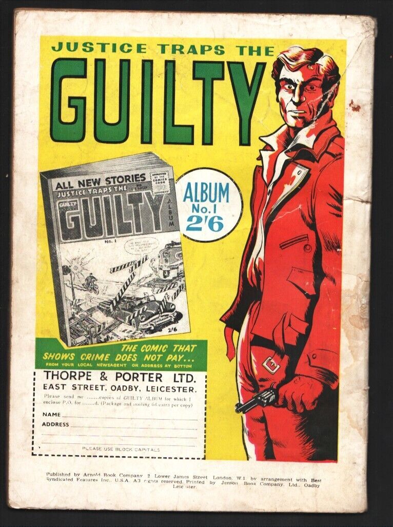 Adventures into the Unknown #3 1950's-British edition-Black Cat-Ogden ...