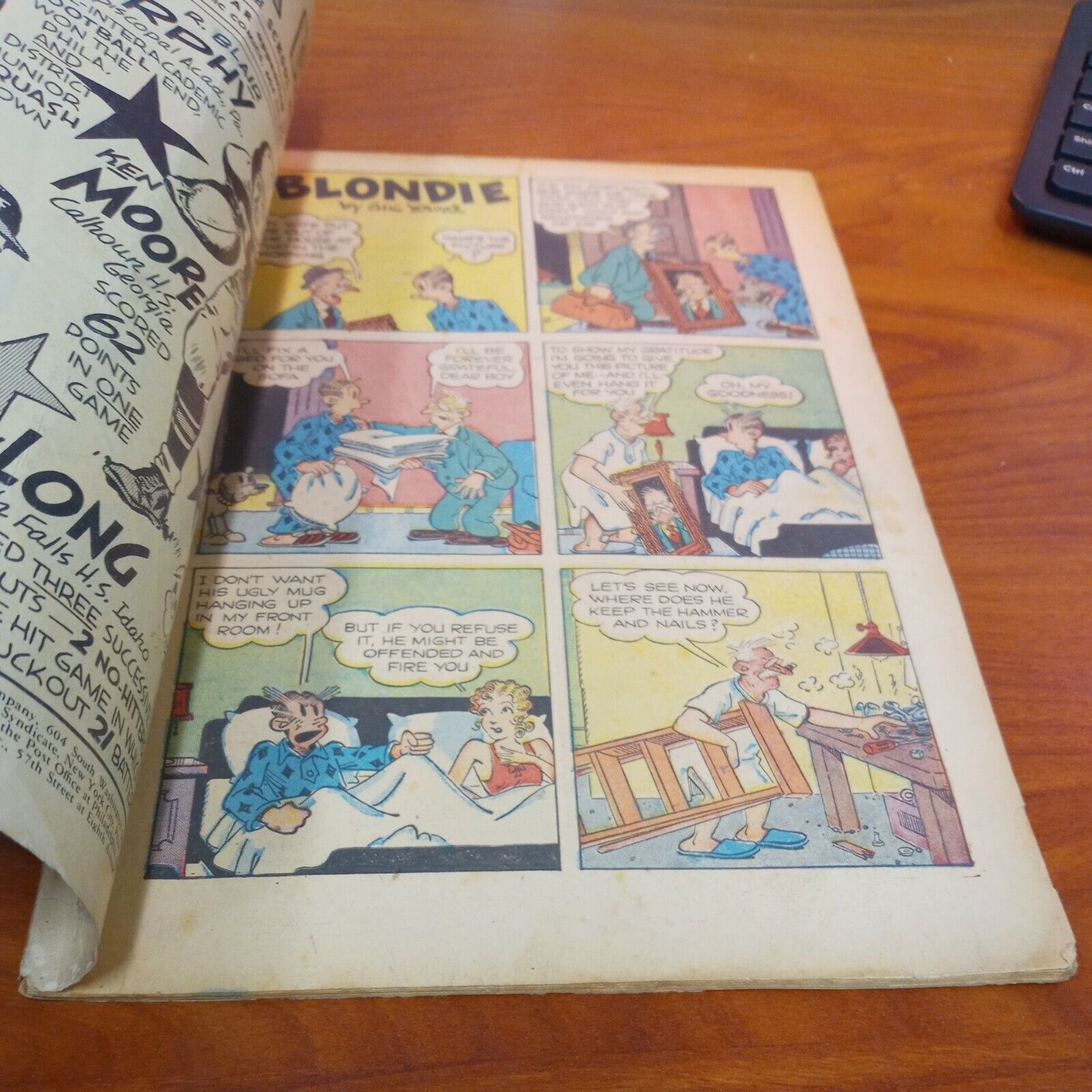 Magic Comics #118 1949-Dagwood-Blondie-Mandrake-Secret Agent X-9 David Mckay | Comic Books ...