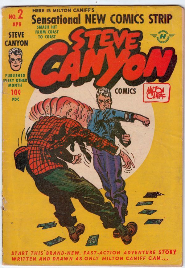 Steve Canyon 2 strict VG 4.0 Copper Calhoon! more Golden Age comics ...