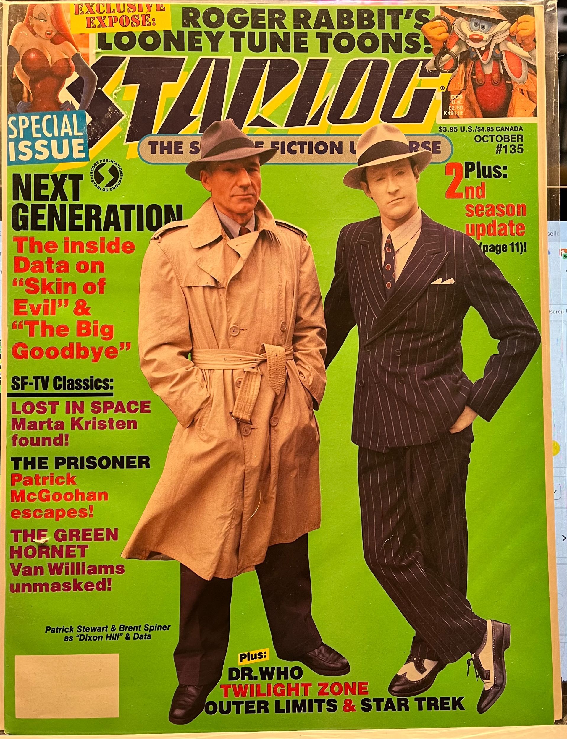 STARLOG Magazine #135 Oct.1988 Science Fiction Media Full-Color Photos ...