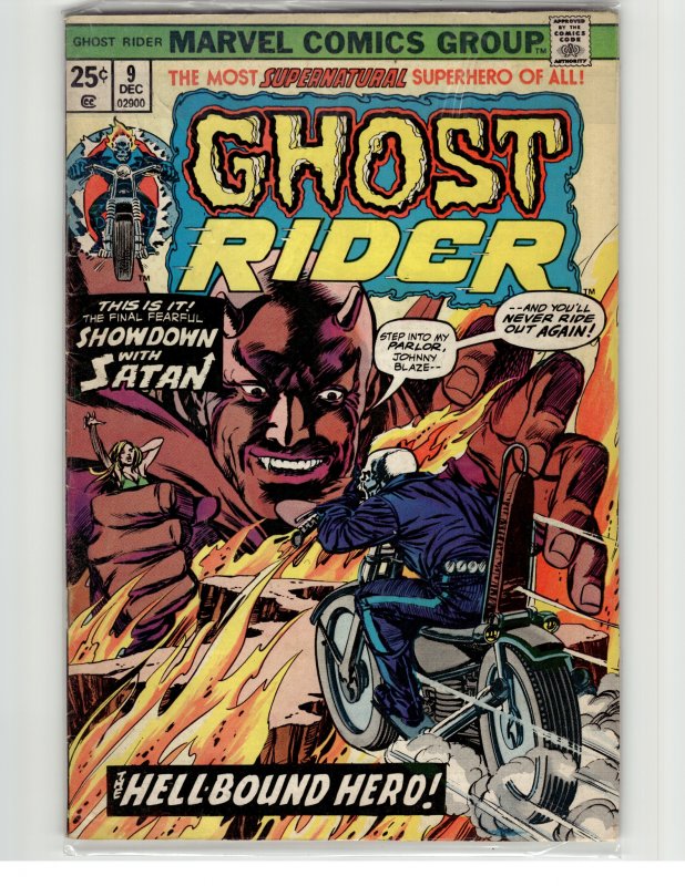 Ghost Rider #9 (1974) Ghost Rider | Comic Books - Bronze Age, Marvel ...