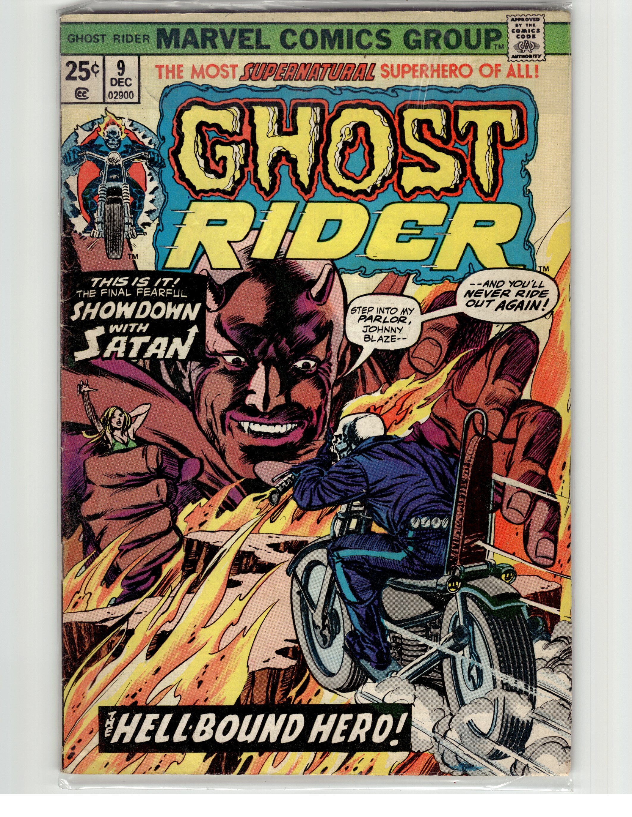 Ghost Rider #9 (1974) Ghost Rider | Comic Books - Bronze Age, Marvel ...